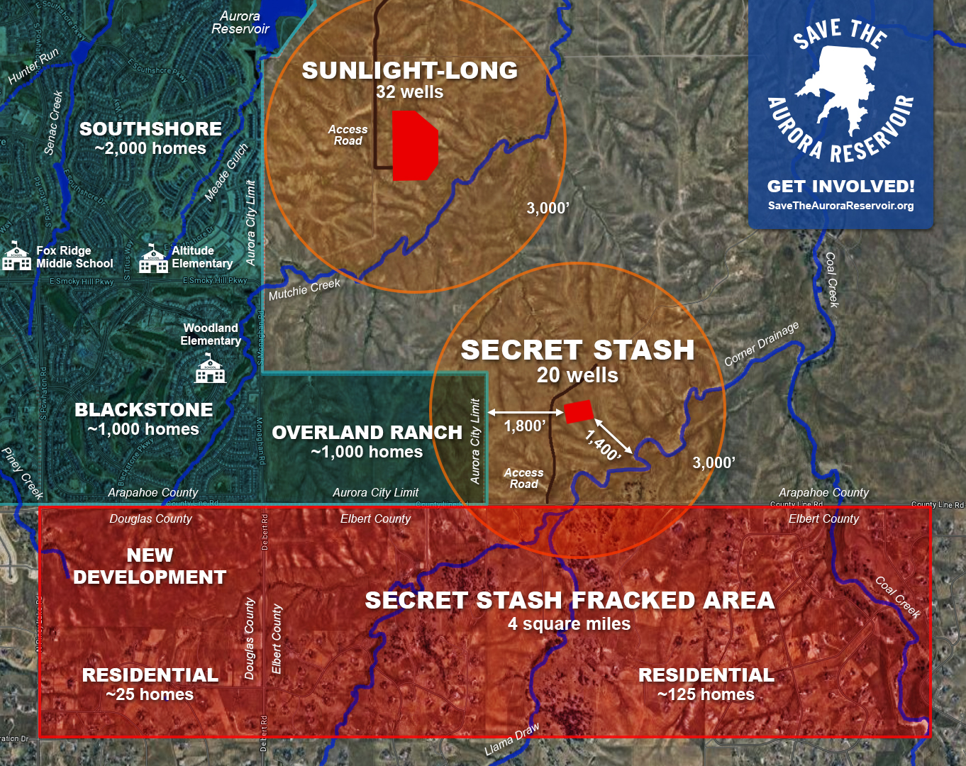 New Maps Highlight Fracking Threats to Southeast Aurora